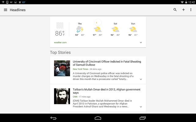 12 Best Weather Apps For Android (2015)