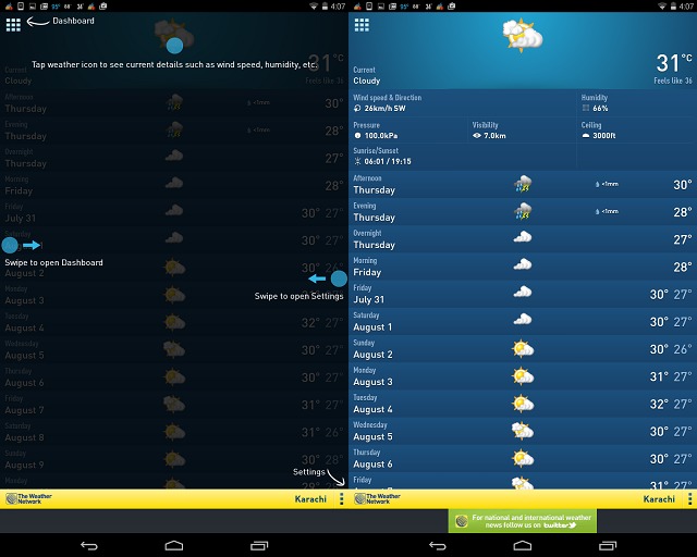 12 Best Weather Apps For Android (2015)