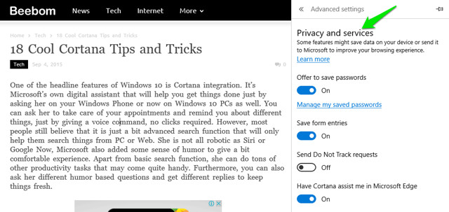 20 Cool Microsoft Edge Tips and Tricks For Windows 10 Users