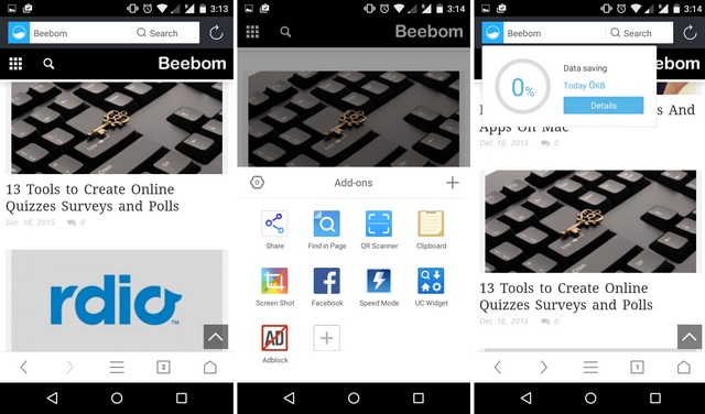 8 Best Data Saving Android Browsers | Beebom