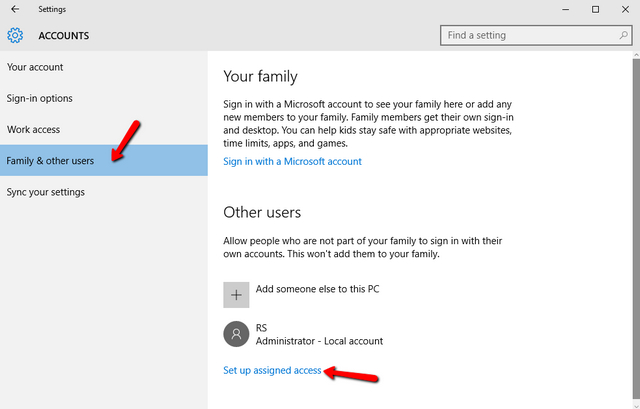How To Setup Assigned Access In Windows 10 Kiosk Mode Enable Kiosk