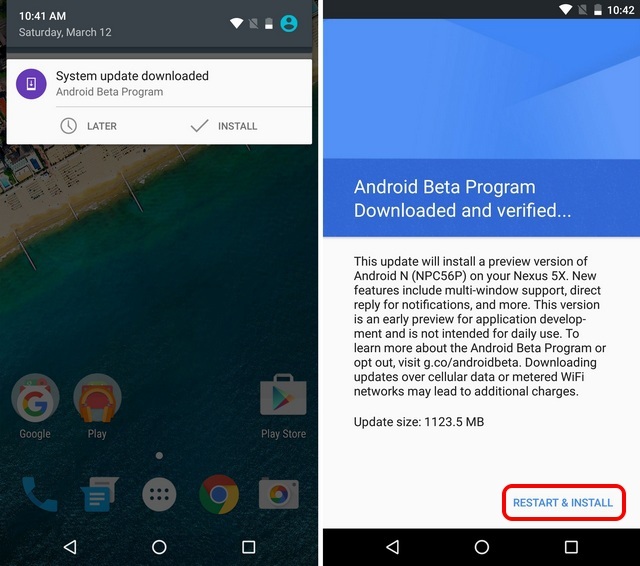 How to Install Android N Developer Preview on Nexus Devices