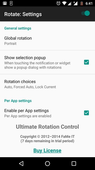 How to Control Screen Rotation in Different Apps on Android