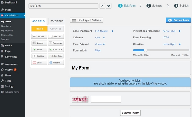 CaptainForm Plugin Review: Build Fully Featured Forms And Surveys