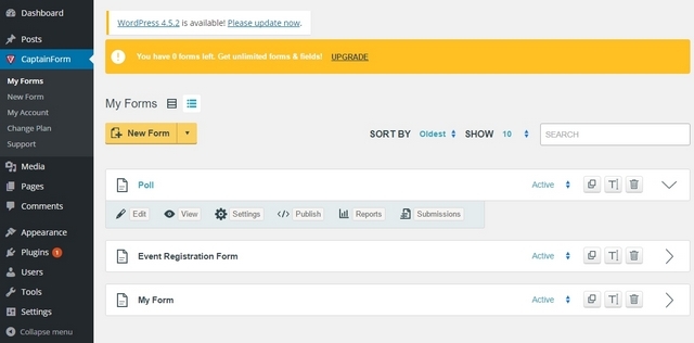 CaptainForm Plugin Review: Build Fully Featured Forms And Surveys