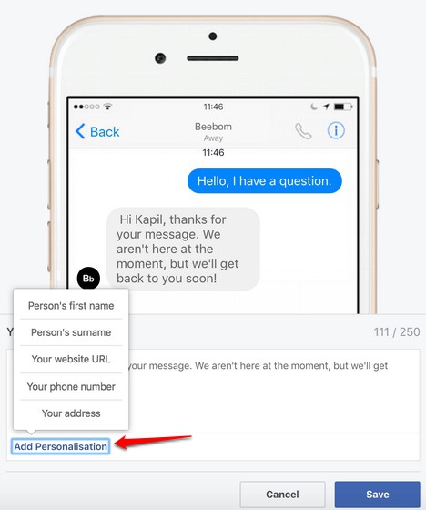 How to Set Up Response Assistants in Facebook Pages