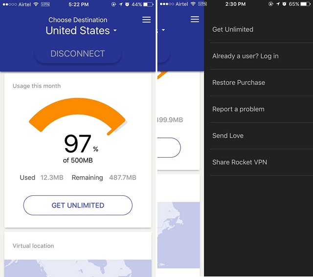 Rocket VPN For iPhone: An Effortless VPN App (Review) | Beebom