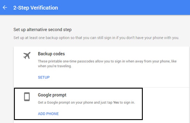 How to Enable Google Prompt To Make 2-Step Verification Simpler