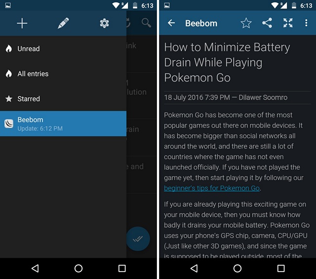 7 Best RSS Readers For Android | Beebom