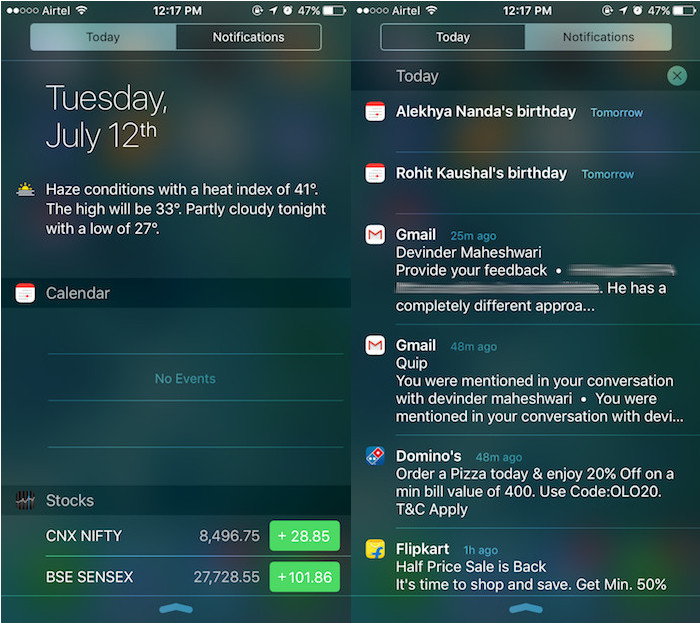 iOS 10 vs iOS 9 Compared: What Has Changed? | Beebom