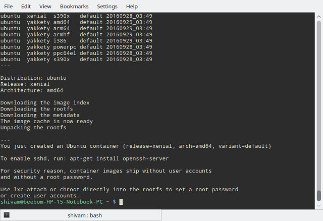 How to Multi Boot Distros using Linux Containers | Beebom