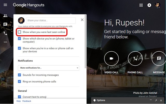 How to Disable Google Hangouts Last Seen Feature | Beebom
