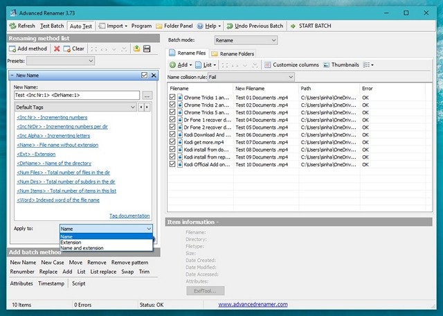 How to Batch Rename Files in Windows 10 and Older Windows Versions
