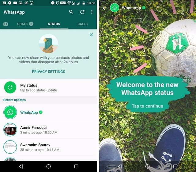 How to Enable WhatsApp Status Feature in Android | Beebom
