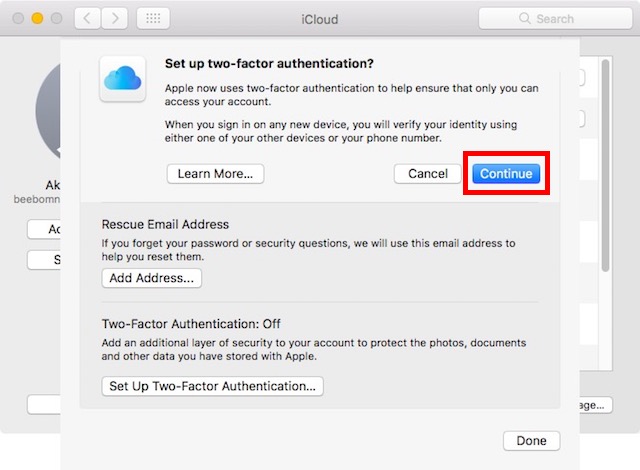 How to Enable Two Factor Authentication for iCloud | Beebom