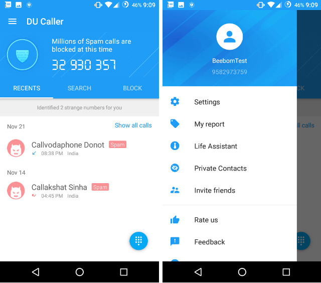 DU Caller for Android: Identify and Block Spam Calls with Ease | Beebom