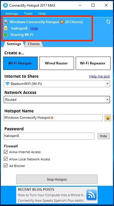 Connectify Review: Easily Create WiFi Hotspots on Windows | Beebom