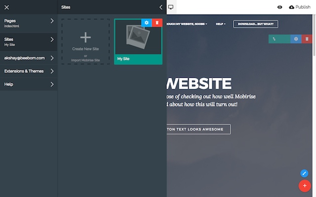 Mobirise Review: Create Mobile-Friendly Websites for Free | Beebom