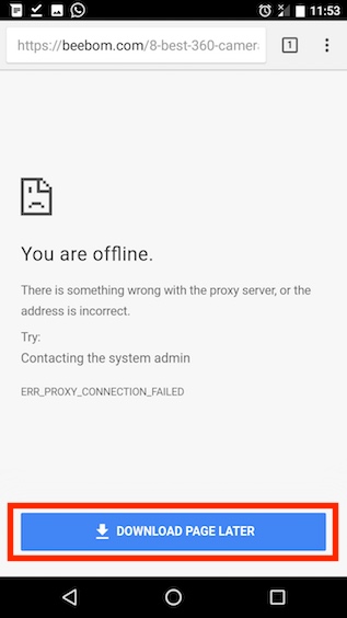 How to View Webpages Offline in Chrome on Android | Beebom