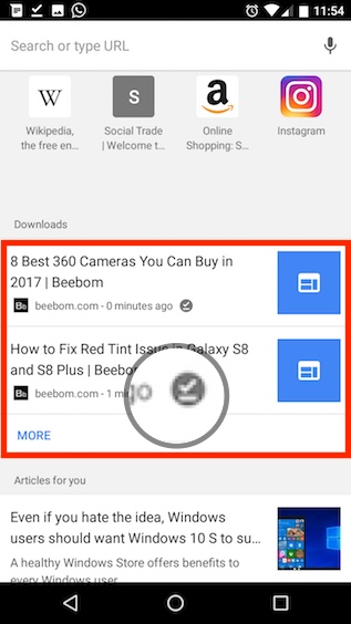 How to View Webpages Offline in Chrome on Android | Beebom