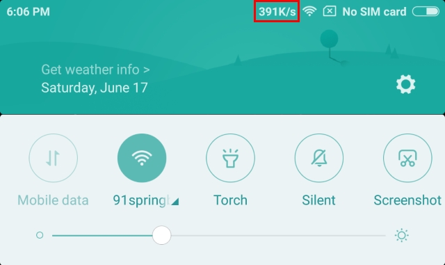 How to Show Network Activity in Status Bar on Android | Beebom