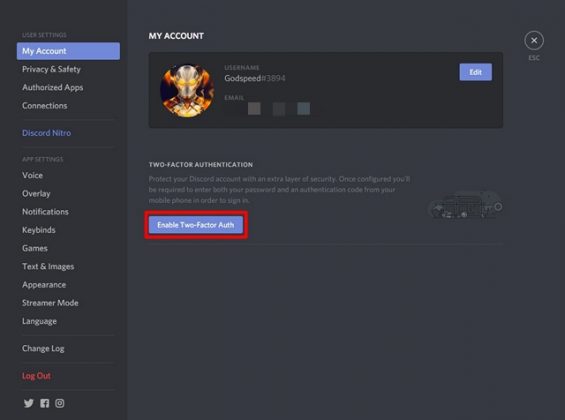 How To Enable Two Factor Authentication In Discord Server Beebom