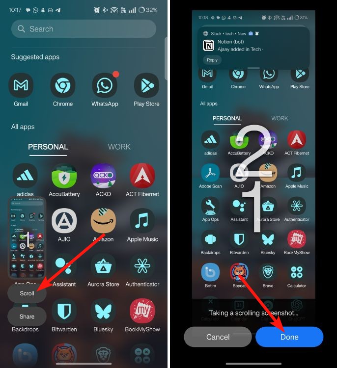 How to Take Scrolling Screenshots on Any Android Device | Beebom