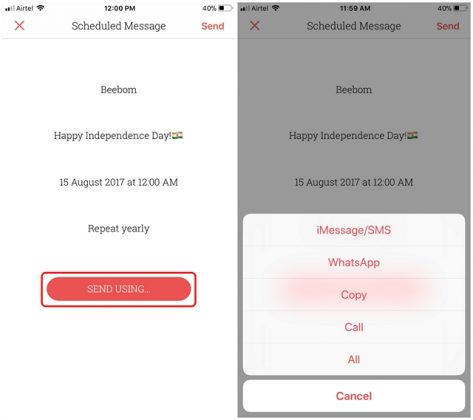 How to Schedule Text Messages on iPhone | Beebom