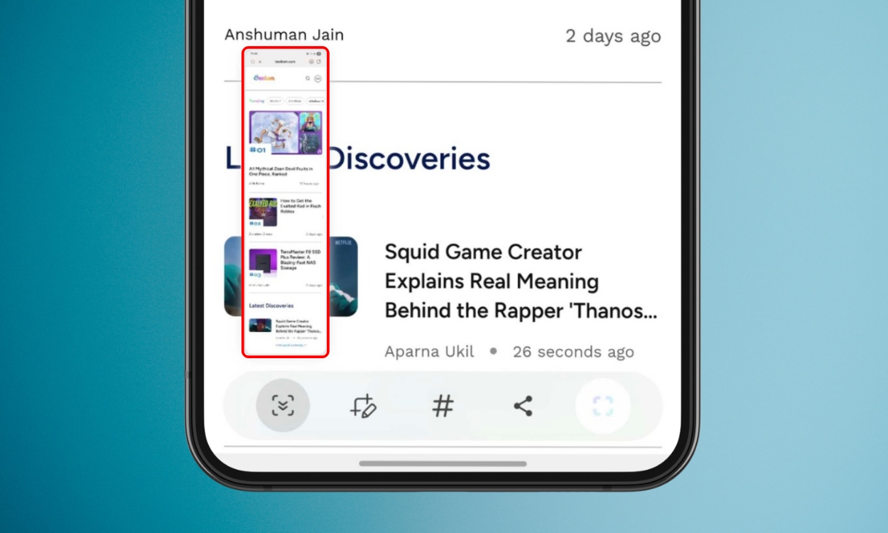 How to Take Scrolling Screenshots on Any Android Device | Beebom