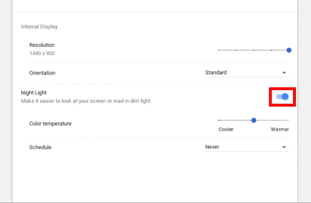 How to Enable Night Light in Chrome OS (Guide) | Beebom