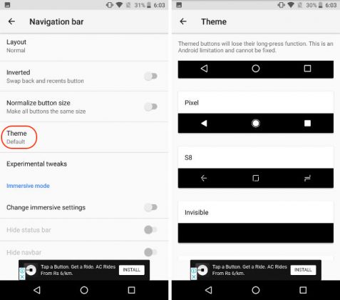 How to Customize Navigation Bar in Android Oreo (Guide) | Beebom
