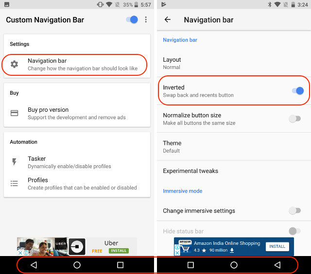 How to Customize Navigation Bar in Android Oreo (Guide) | Beebom
