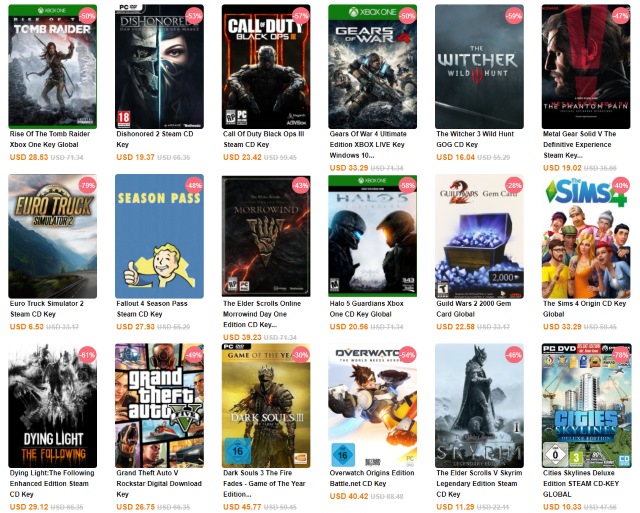 SCDKey: A Cheap Marketplace for All Your Gaming Needs | Beebom