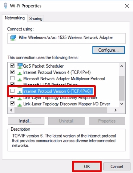 How to Disable IPv6 in Windows 10 (Guide) | Beebom
