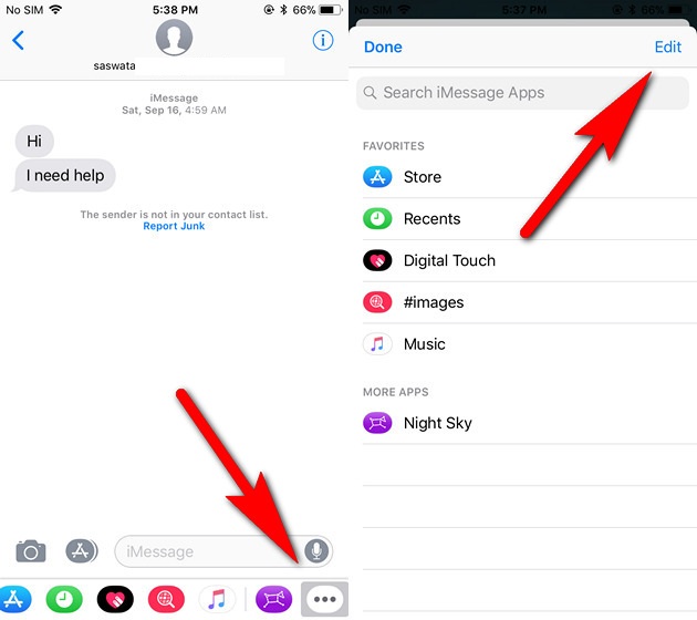How to Hide App Icons in iMessage on iOS 11 | Beebom
