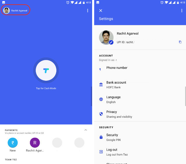 How to Use Google Tez to Make Payments in India | Beebom