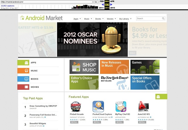 Here is What Play Store aka Android Market Looked Like 5 Years Ago | Beebom