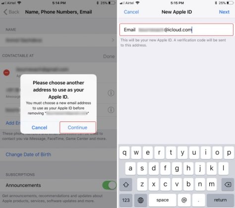How to Change Apple ID From Third-Party Email to iCloud | Beebom