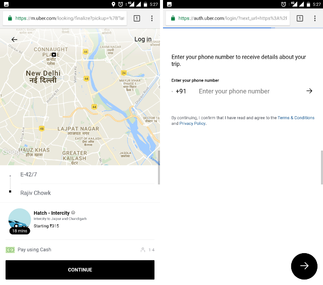 Uber India Introduces Call to Ride, Mobile Web Version And More | Beebom