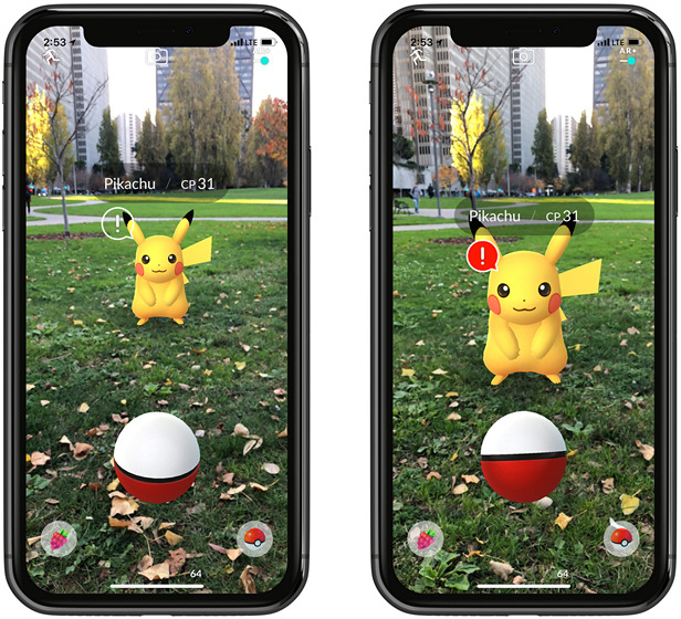 Apple ARKit and Pokemon Go Partner to Bring AR+ Mode For iOS Devices ...