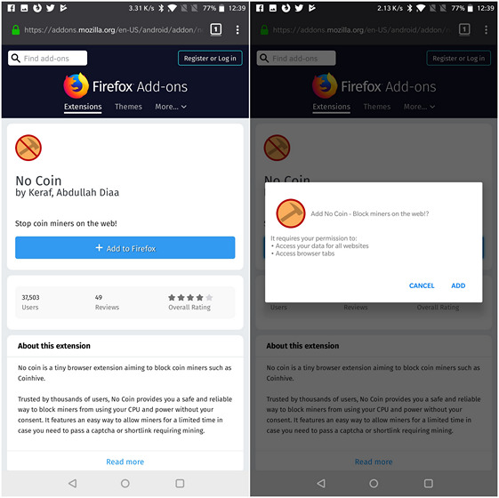 How to Stop Websites from Mining Cryptocurrencies on Smartphone or PC ...