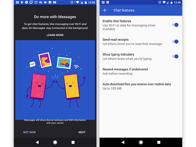 Android Messages (v2.9) with RCS Support Starts Rolling Out | Beebom