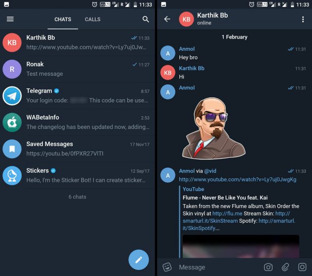 Telegram X Released as A More Snappy Telegram App | Beebom