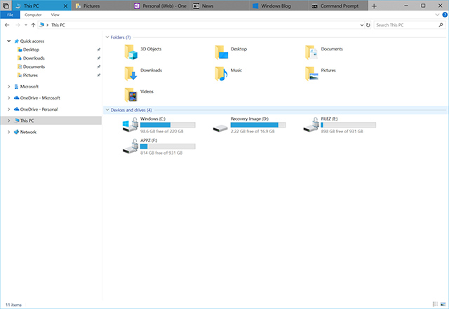 Latest Windows 10 Insider Preview Reintroduces 'Sets' Feature | Beebom