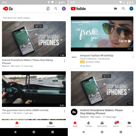 Android Go Apps vs Regular Apps: What's The Difference? | Beebom