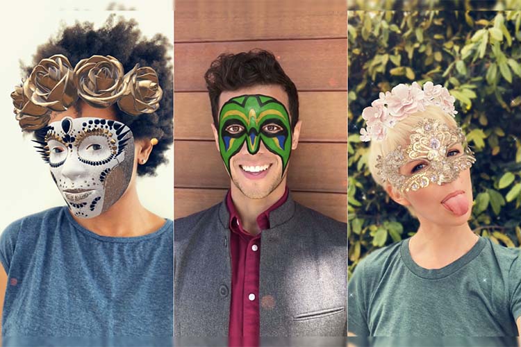 Snapchat Releases Exclusive Lens Face Filters for the iPhone X Using ...