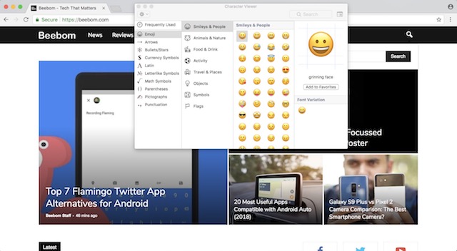 Google Chrome Will Allow Fast Emoji Shortcut on Mac, Windows, and ...