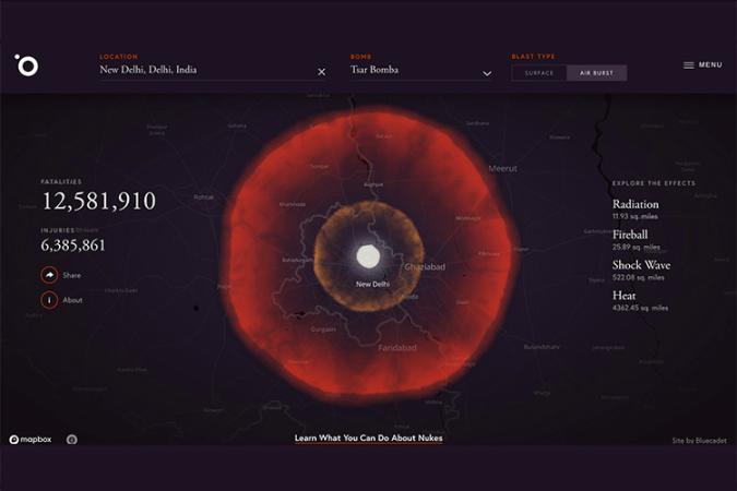 This Online Simulator Lets You Nuke Any Place on Earth | Beebom
