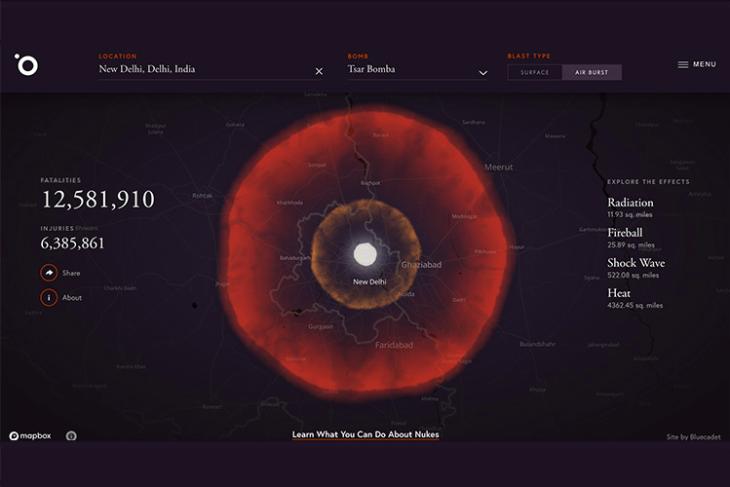 This Online Simulator Lets You Nuke Any Place on Earth | Beebom