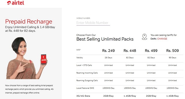 Airtel Launches Rs 299 Voice-Only Prepaid Plan With 45-Day Validity ...